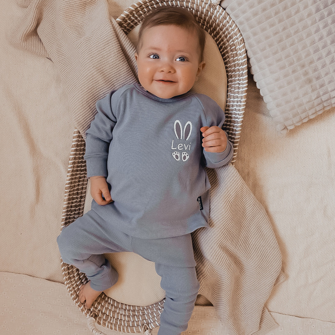 Personalised Ribbed Set - Bunny Name – The Mum Marketplace